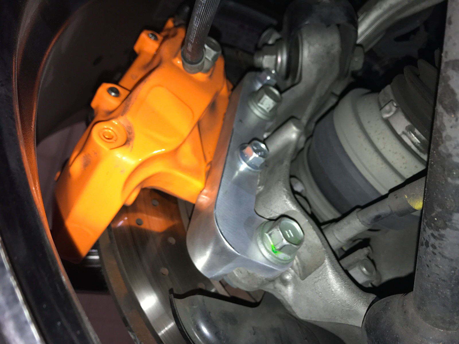 Lexus IS F Rear Brembo caliper mounting bracket kit – 350phi