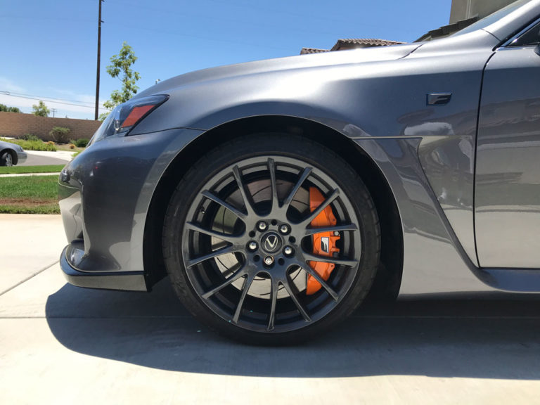 Lexus GSF RCF front caliper mounting adapter for 08-14 IS F – 350phi